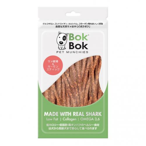 ルークラン ボクボク サメ軟骨&サーモンスティック 50g | wancom