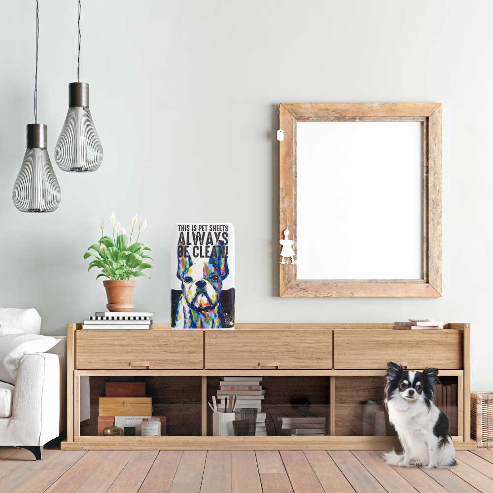 【wancom × EIJI TAMURA】ペットシーツ レギュラー 1ケース(200枚×3袋) | wancom